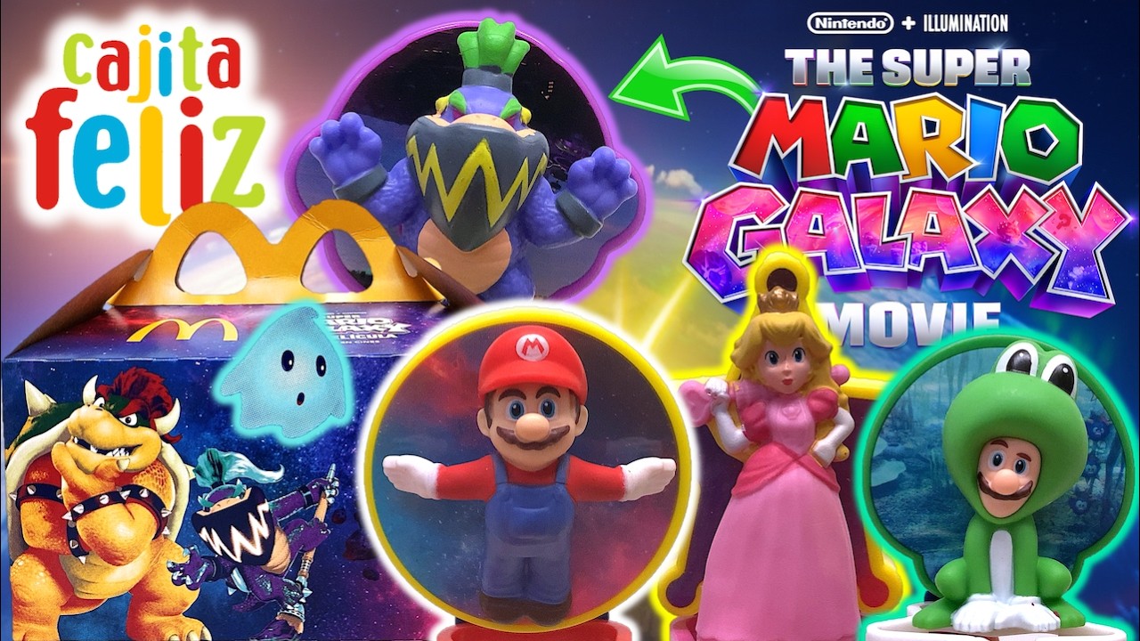Cajita Feliz - SUPER MARIO GALAXY la Película | Colección de McDonald's (Parte 1) - TOY SHOTS (2026)