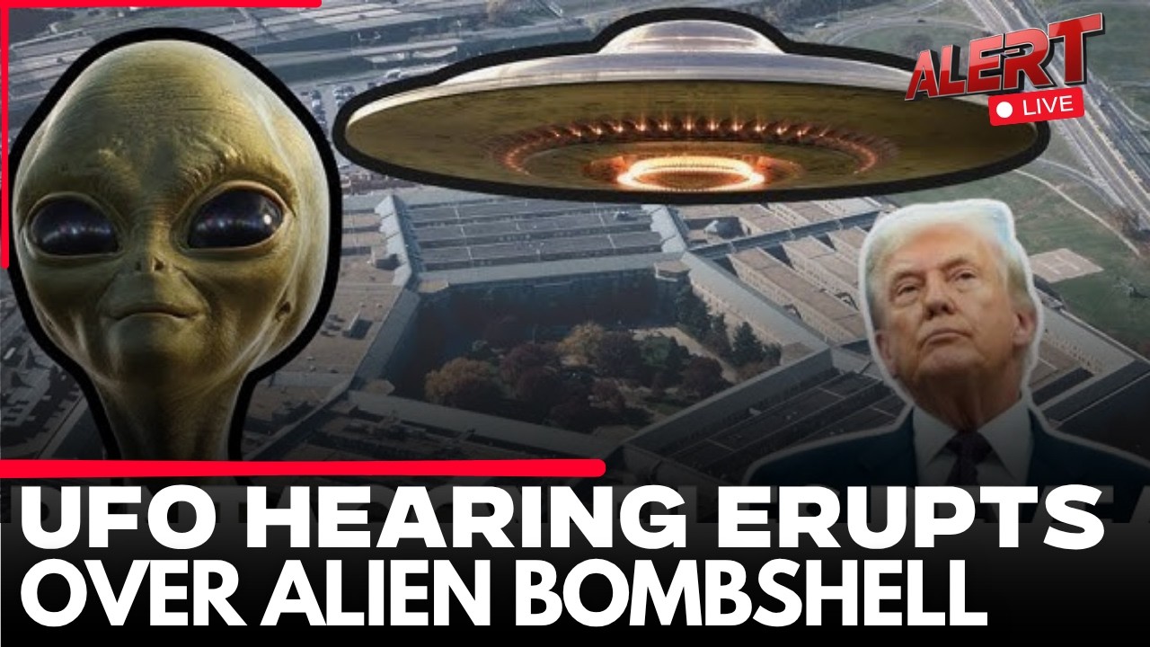Breaking UFO News LIVE | UFO Hearing Turns Chaotic Following Stunning ‘Non-Human’ Claims In Congress