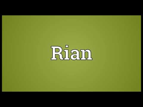 Rian Meaning