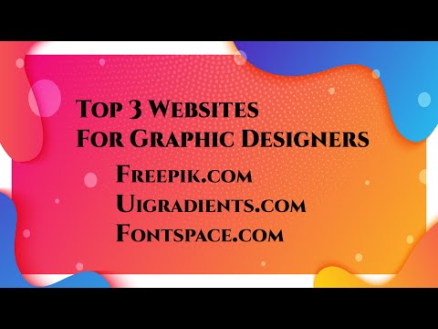 Top 3 Websites For Graphic Designers || Freepik || Uigradients || Fontspace || Tech By Ali