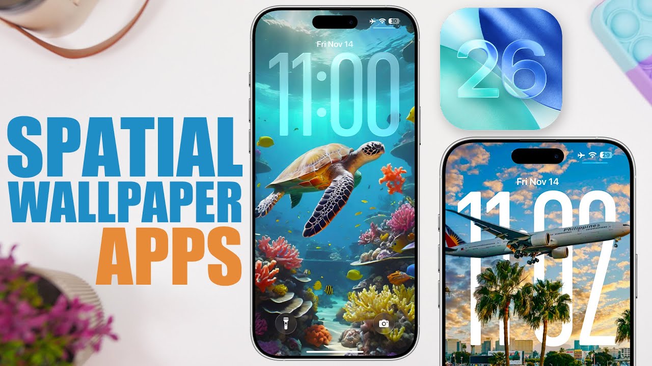 Best iOS 26 SPATIAL Wallpaper Apps !