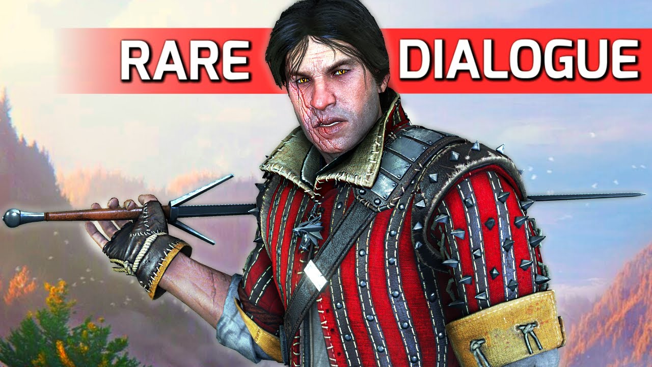 Witcher 3: Rare Dialogue with Eskel.