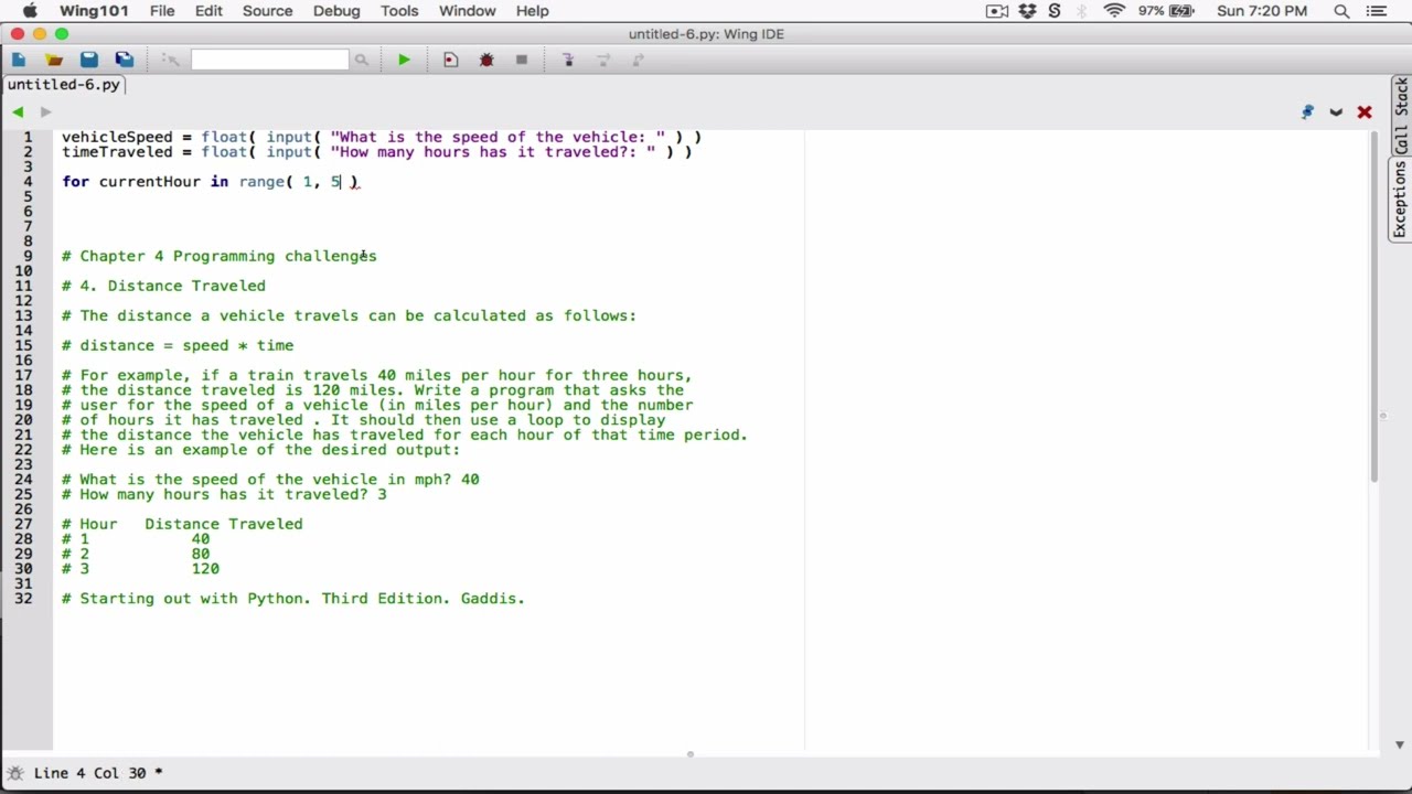 4.4. Distance Traveled - Python