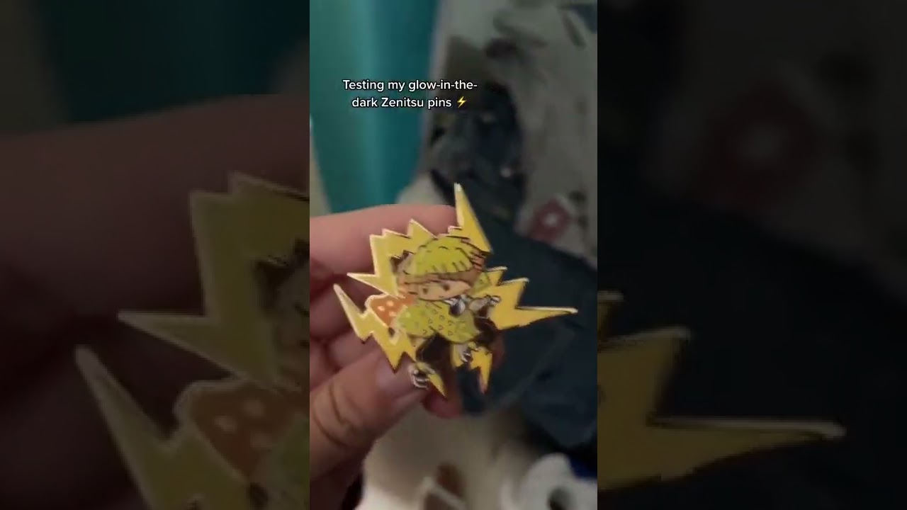 Testing My Glow-In-The-Dark Enamel Pins