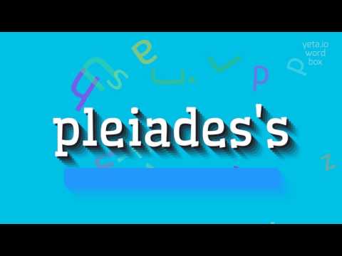How to say "pleiades's"! (High Quality Voices)