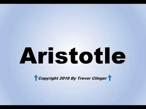 How To Pronounce Aristotle