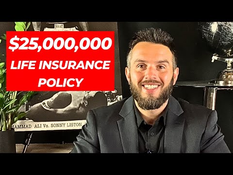 $25,000,000 Life insurance policy = $1,000,000 premium