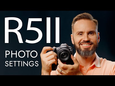 Canon R5 II: Studio & portrait photography settings