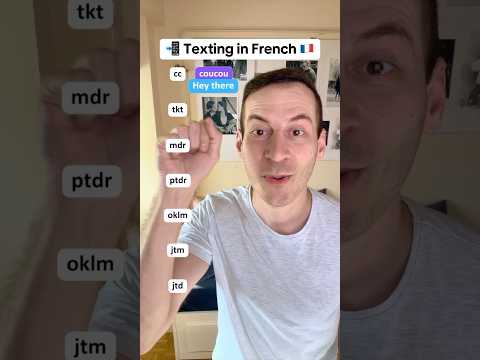 🚨Text abbreviations in 🇫🇷🚨 #french #frenchlanguage #learnfrench #français #easyfrench