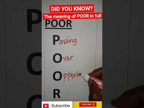 POOR. The meaning of POOR in full. Learn hidden meanings and some writing skills.