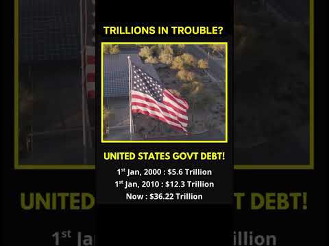 America’s Soaring Debt: From $5.6 Trillion to $36.22 Trillion in Just 25 Years! #america #usa #debt
