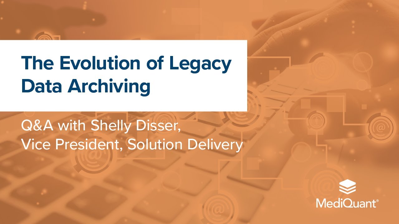 The evolution of legacy data archiving