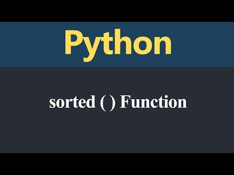 Learn sorted Function in Python Hindi - Mind Luster