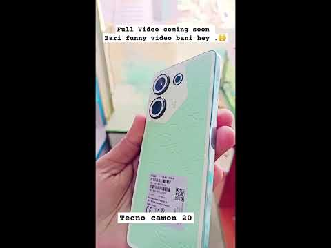Tecno Camon 20 Unboxing! Let Chek This !!Tecno Camon 20 Review