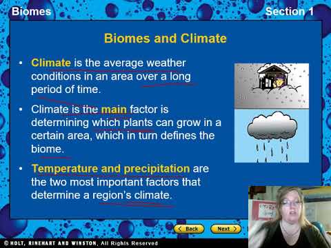 Mrs. Gales TEACHING Ecology ch06 sec1 What is a Biome