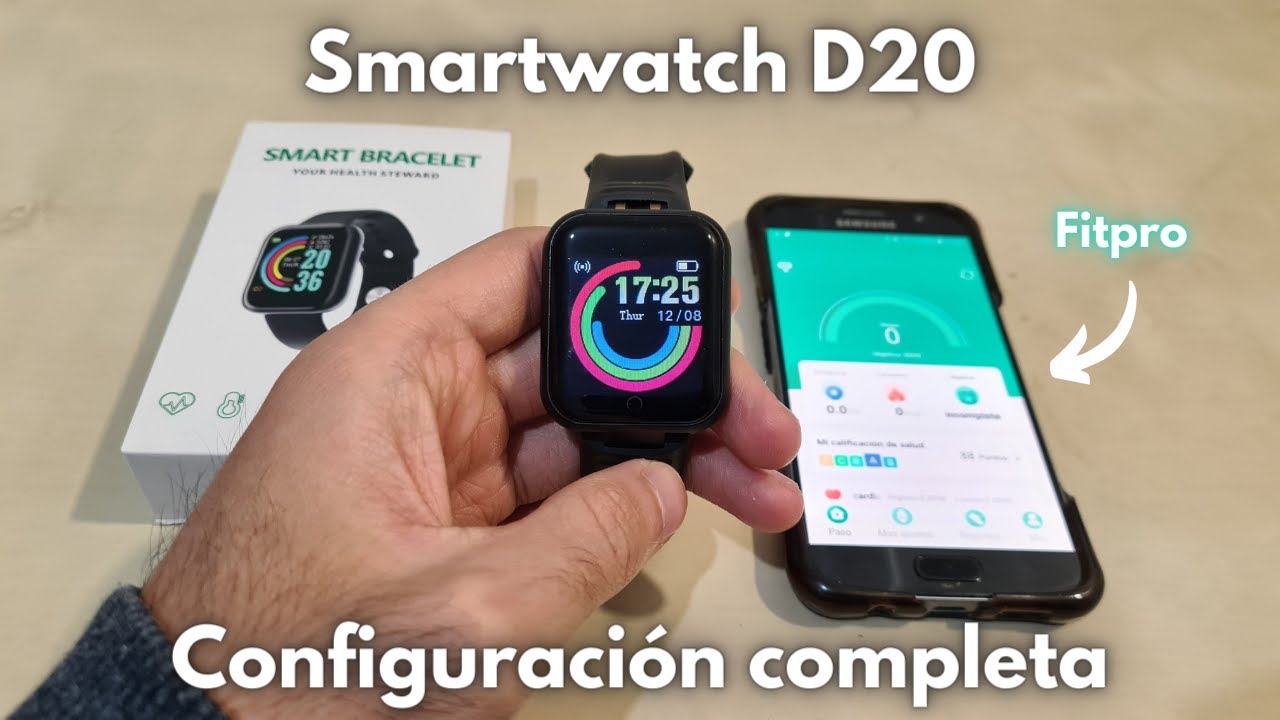 Smartwatch D20 👉 Características, Funciones y Configuración COMPLETA | Fitpro