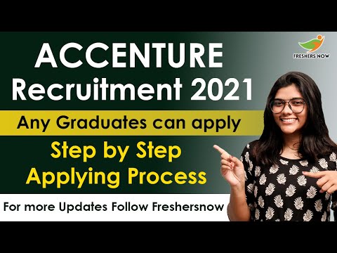 Accenture Recruitment 2021 | Step by Step Applying Process | Qualification | Latest IT Jobs 2021