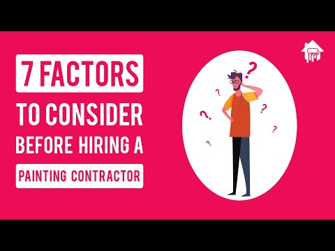 7 Factors To Consider Before Hiring a Painting Contractor | PaintMyWalls.in
