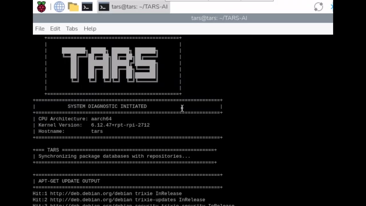 TARS AI software installation