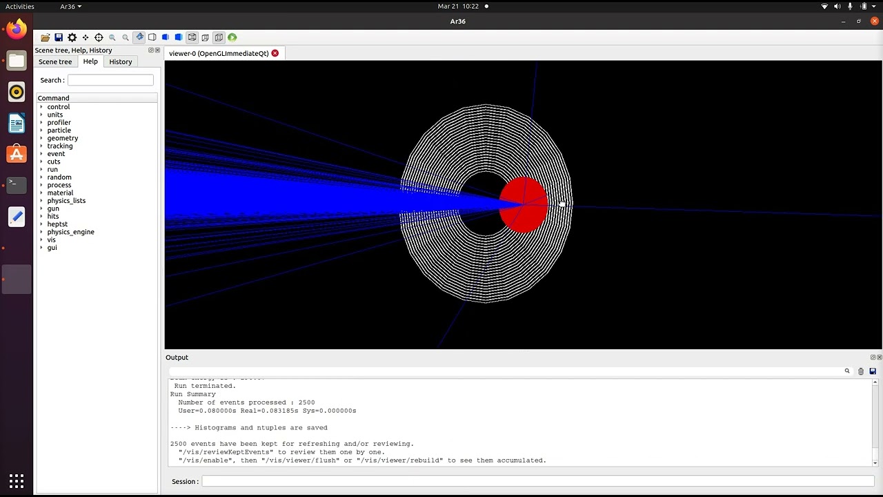 GEANT4 simulation of Rutherford scattering in Coulomb-excitation studies (by Dr Kenzo Abrahams)