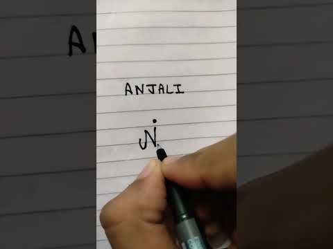 ANJALI name logo 😊😊comment your name please