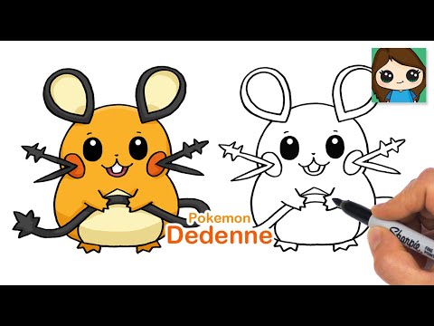 How to Draw Dedenne | Pokemon