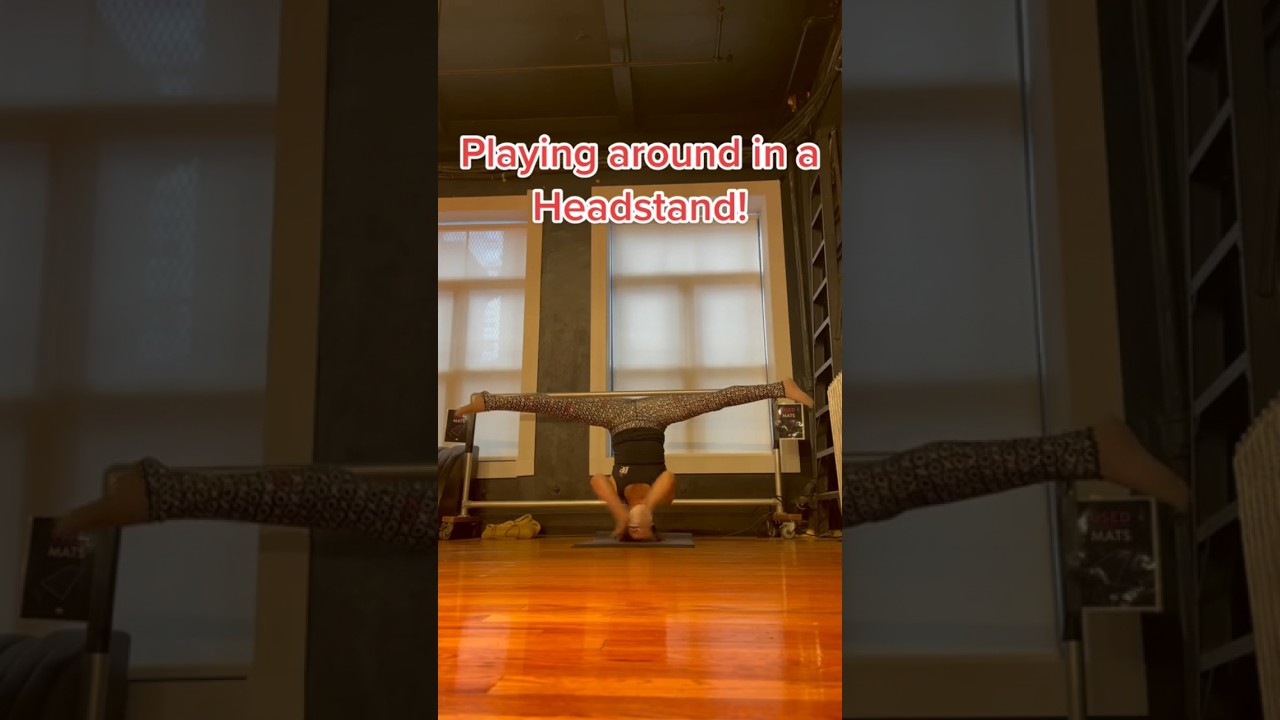 Headstand Tricks! #headstand #headstandvariation #headstands