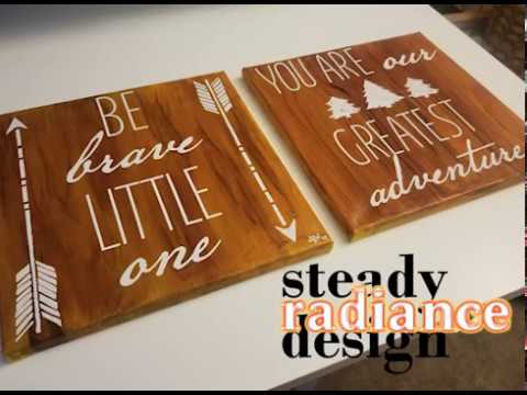 "Be Brave Little One" Baby Shower Speed Painting
