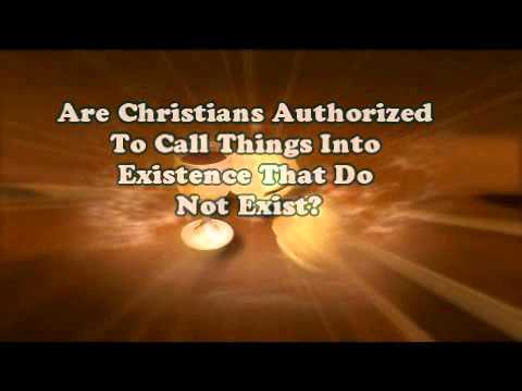 The Sabbath Day Message – “Calling Those Things That Are Not As Though ...