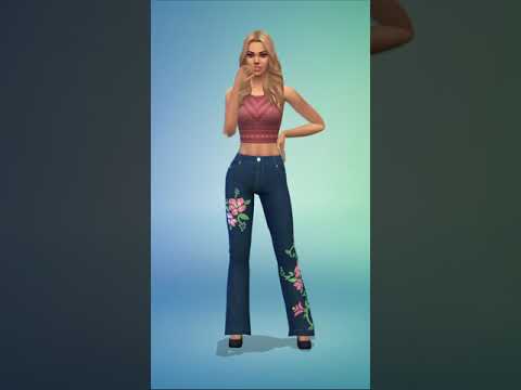๐๐17 DIFFERENT OUTFIT IDEAS FOR WOMAN IN THE SIMS 4!๐ ๐ #shorts