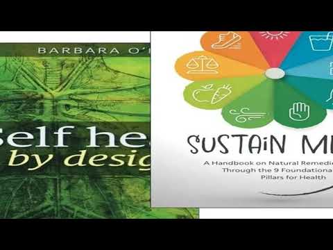2 Books Self Heal By Design / Sustain Me By Barbara O'neill Guide Book in English Paperback