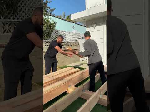 Build a deck with a friend in hours. Simple, quick, and done right. ????️ #ADIY #Decks