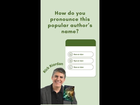 📚 Think you know how to pronounce this famous author's name?