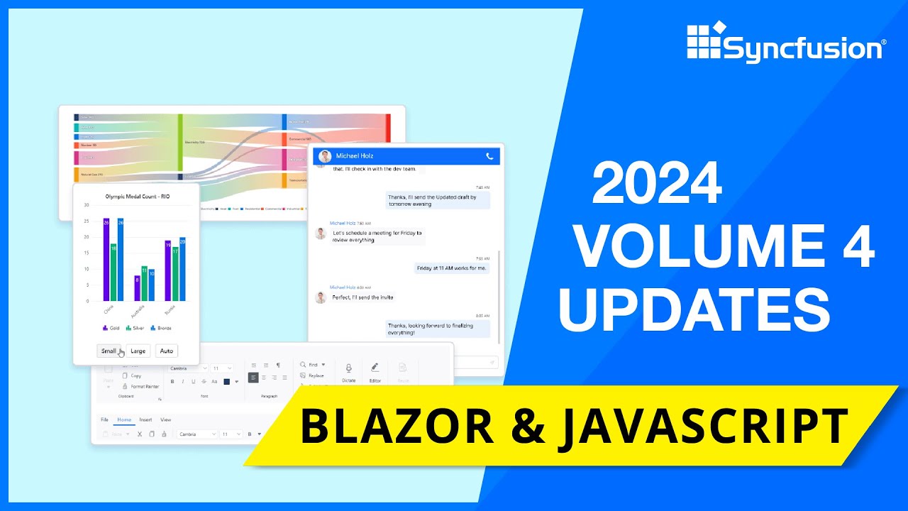 Syncfusion Blazor and EJ2 Updates—2024 Volume 4