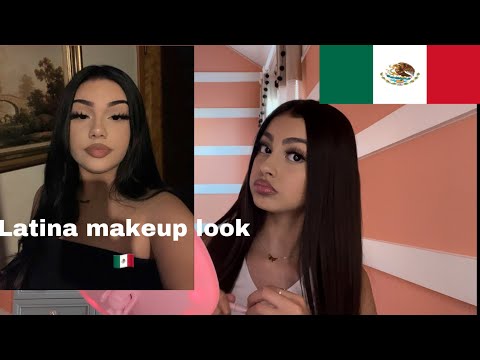 Latina makeup tutorial 🇲🇽 (first video) ❤️