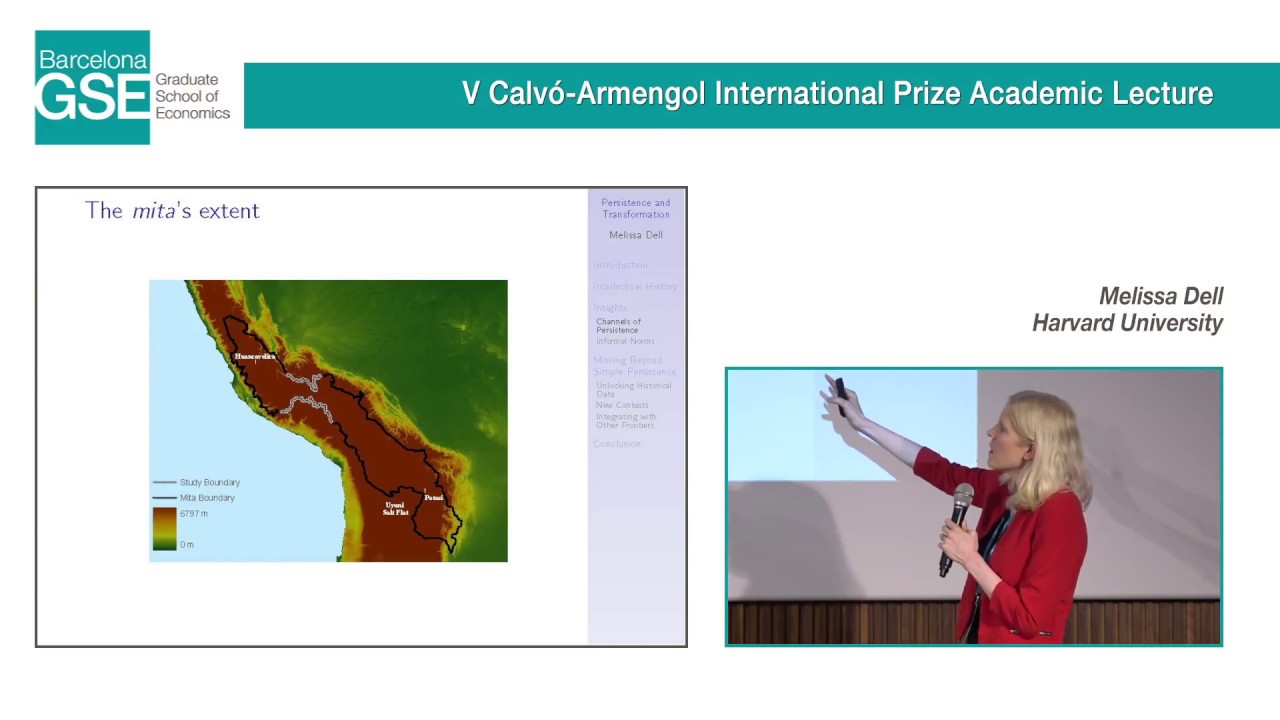 Melissa Dell: Persistence and Transformation in Economic Development