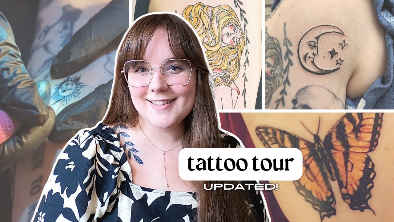 tattoo tour | all my tattoos | updated 2023