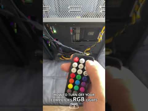 How to Turn Off Your Computer's RGB Lights #Computers #RGB