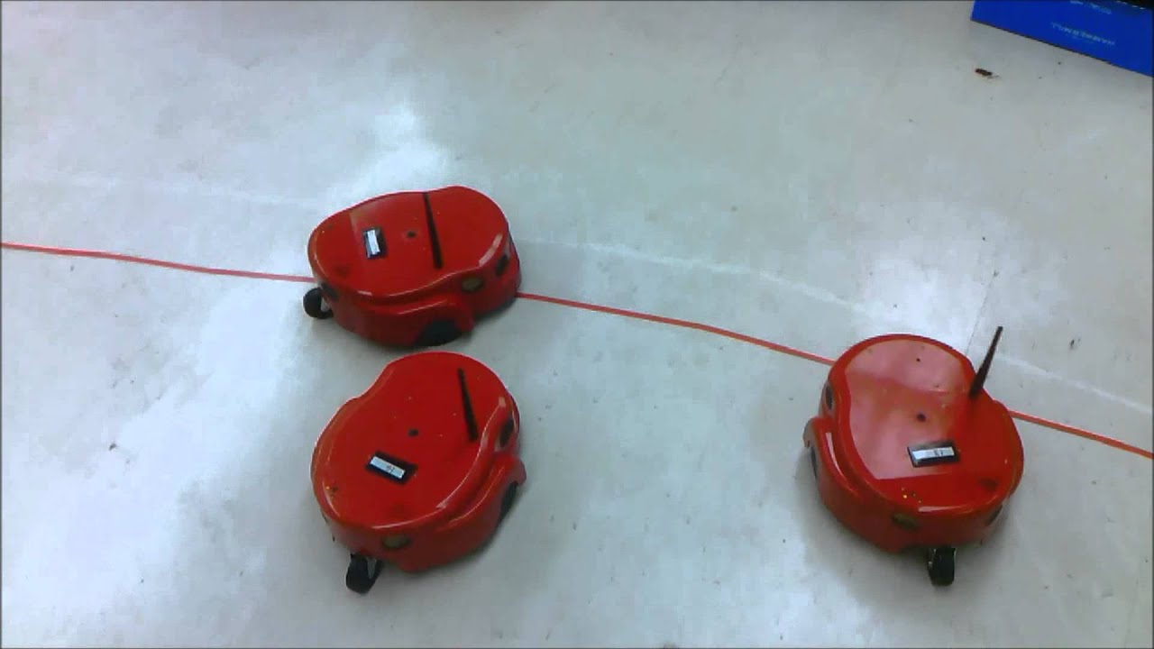 Bachelor Thesis: 3 robots converging to a point