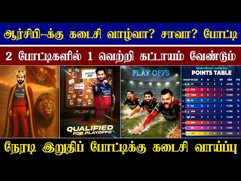 ????LIVE : Last Chance For RCB Team????| 1 Win In 2 Matches Is A Must????| CRICTIME |