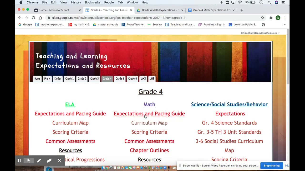 Lewiston Teacher Resources/Curriculum Map and Pacing Guide