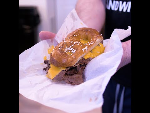 N.J. sandwich shop serves cheesesteak on a soft pretzel