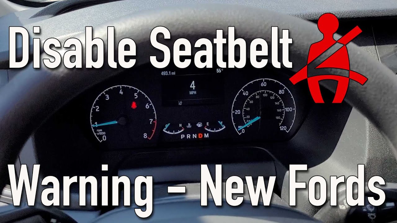 HOW TO DISABLE SEAT BELT MINDER ALARM - 2023-2024 Ford Transit