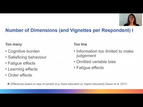 NCRM Video: An Introduction to Factorial Survey Experiments- Part 2 ...