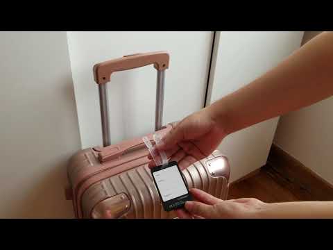 How to use the smart luggage tag ST03 ?