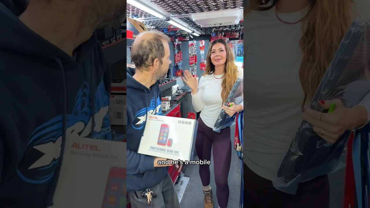 He’s got over 10 scanners in his work vehicle #mobilediagnostics #automotive #tooldealer #autel