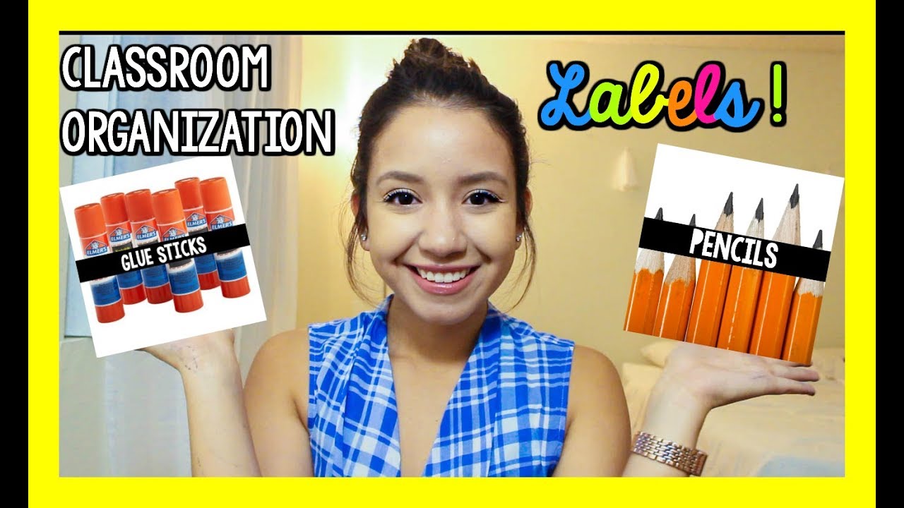 How I Make My Classroom Organization Labels! | Classroom DIY Ep. 2