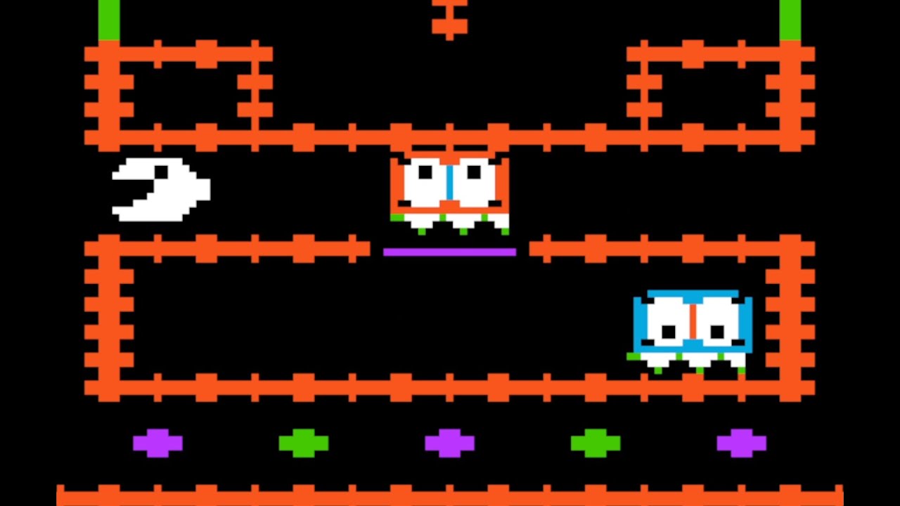 Snack Attack Gameplay Apple II