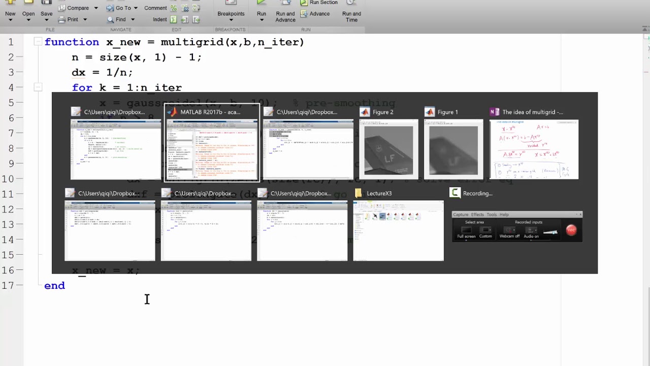 Implementing and testing a multigrid solver