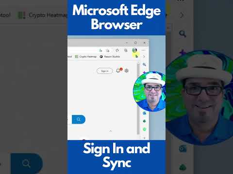 Sign in and Sync your Settings in Microsoft Edge #shorts